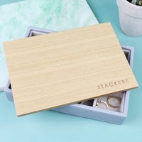 Stackers Classic Jewellery Box Lid in White | Lisa Angel