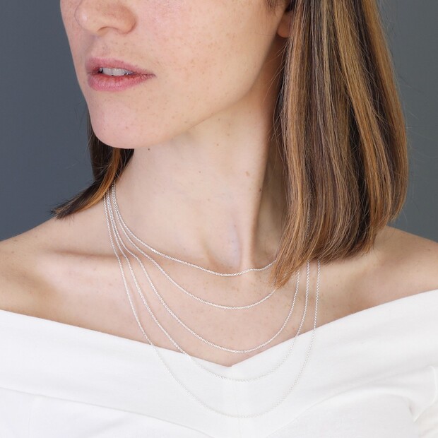 Sterling Silver Trace Chain | Lisa Angel Jewellery