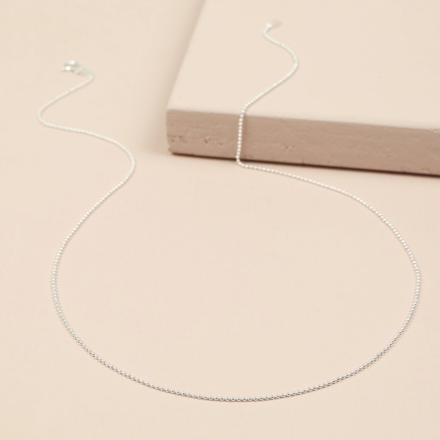 Sterling Silver Ball Jewellery Chain | Lisa Angel Jewellery