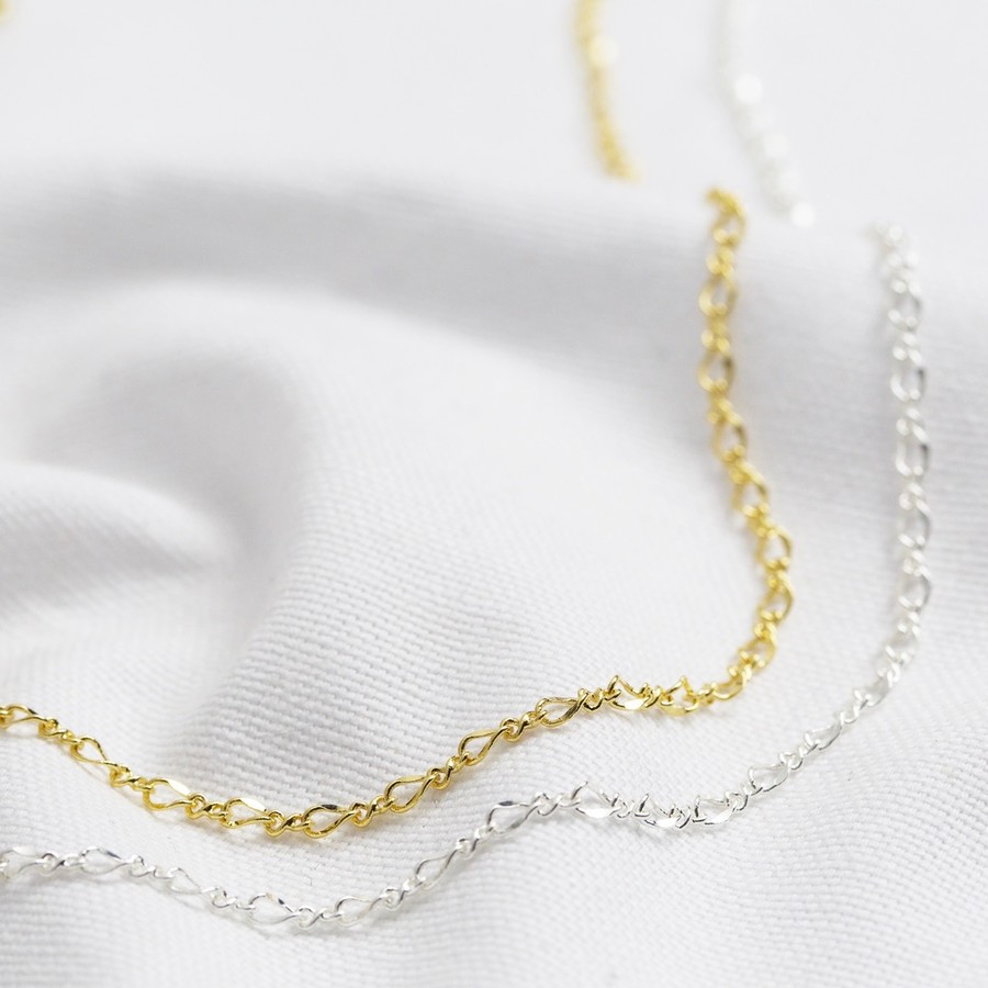 Gold Infinity Chain Necklace | Simple Jewellery | Lisa Angel