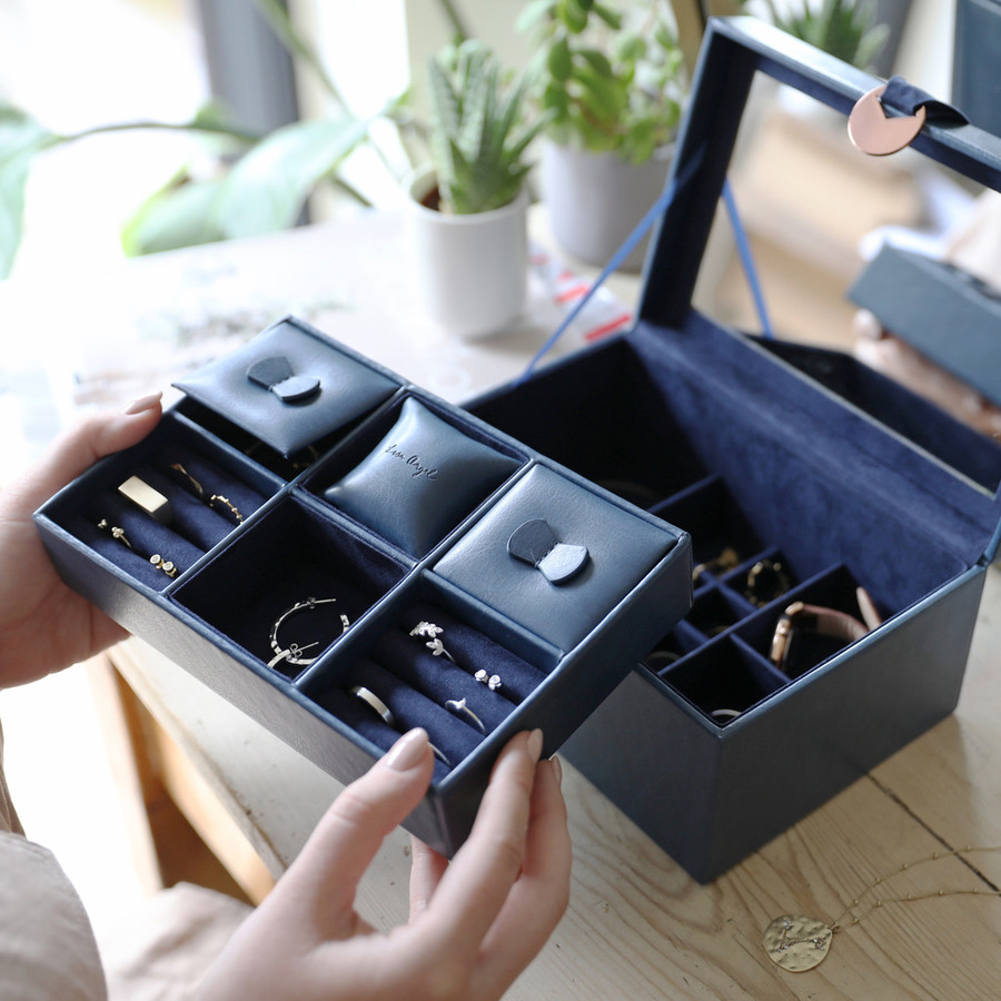Personalised Two Tier Jewellery Box | Lisa Angel