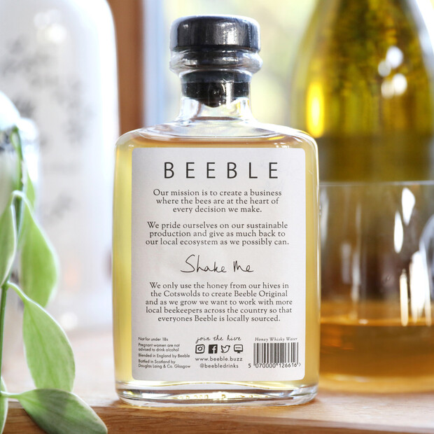 20cl Bottle of Beeble Honey Whisky | Alcoholic Gifts | Lisa Angel
