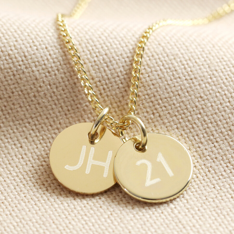 Personalised 21st Birthday Charm Necklace | Lisa Angel
