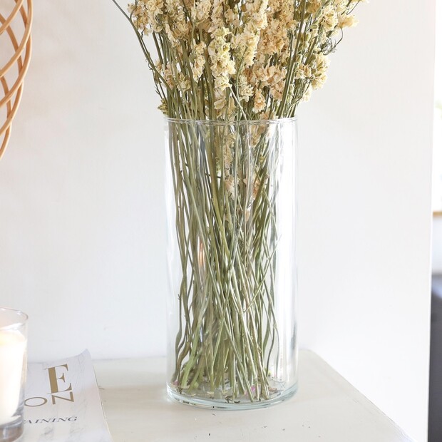 Large Cylinder Glass Vase | Home Accessories | Lisa Angel