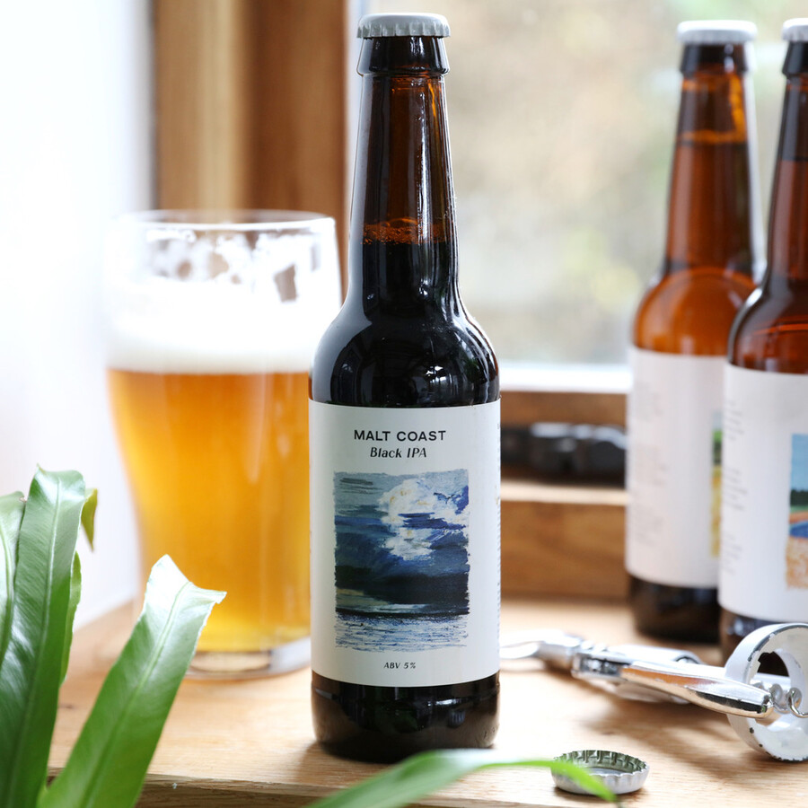 Bottle of Malt Coast Black IPA | Lisa Angel