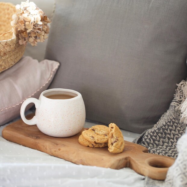 Irregular Shape Olive Wood Serving Board | Lisa Angel