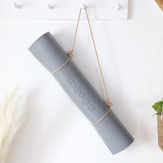 Grey Yoga Mat | Health & Fitness | Lisa Angel