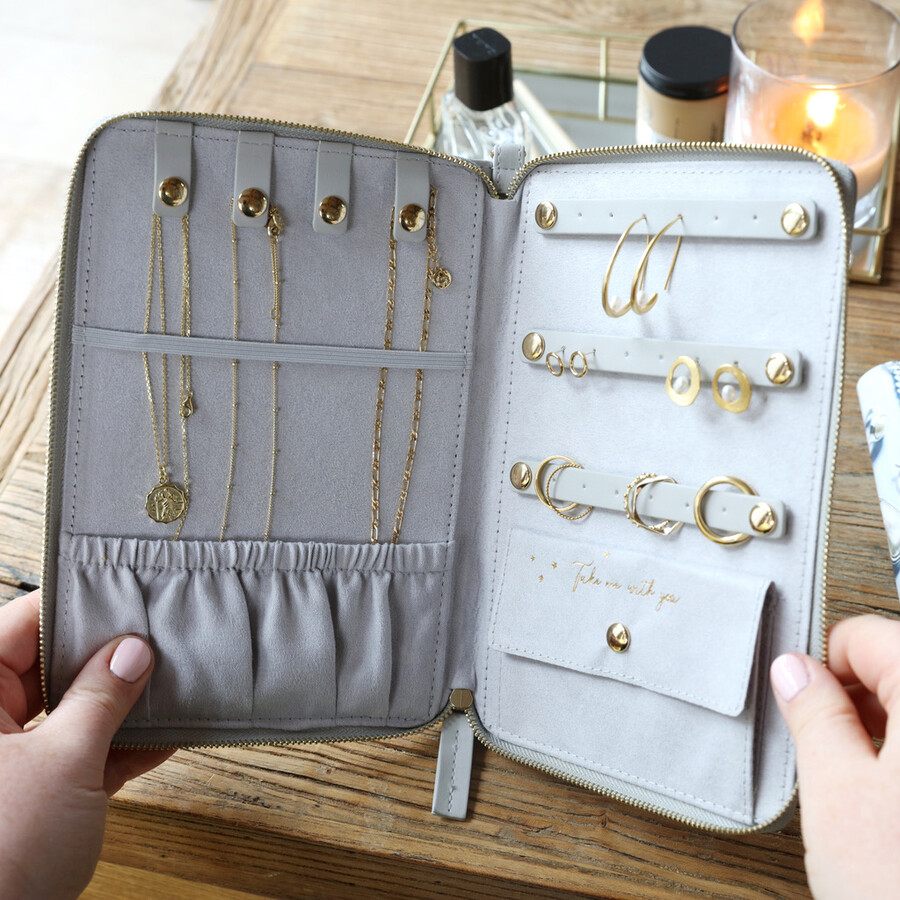 Personalised Travel Jewellery Wallet | Lisa Angel