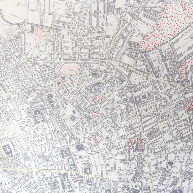 Personalised Vintage London Map Scarf | Lisa Angel