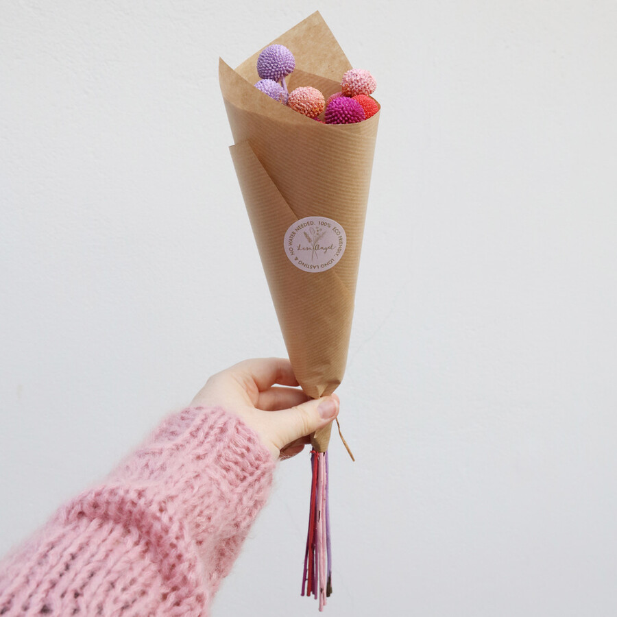 Preserved Candy 'Billy Buttons' Craspedia Flowers