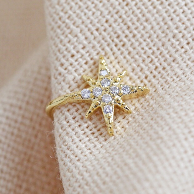 Gold Shooting Star Ear Cuff | Jewellery | Lisa Angel