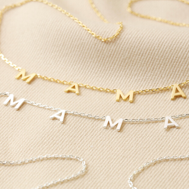 Mama Charm Necklace in Gold | Jewellery | Lisa Angel