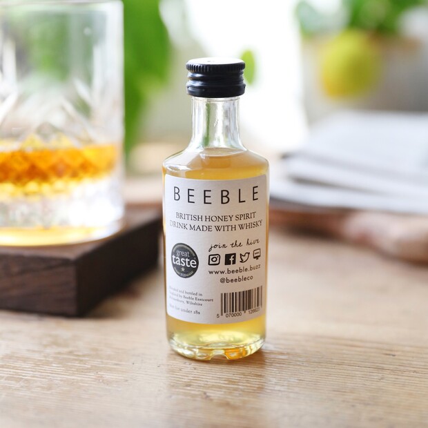 5cl Bottle of Beeble Honey Whisky | Alcoholic Gifts | Lisa Angel