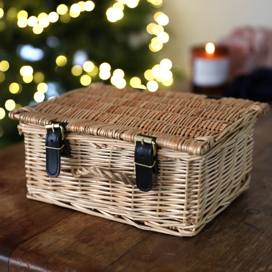 Wicker Basket For Gift Hamper | Lisa Angel