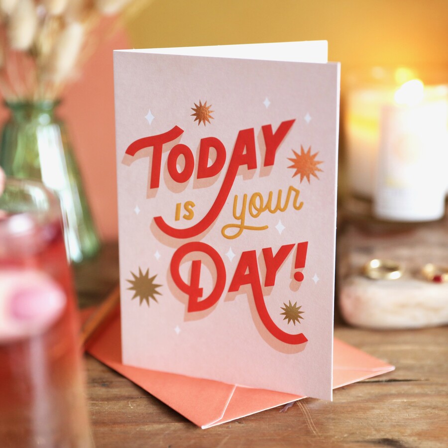 Today is Your Day Greetings Card | Ohh Deer | Lisa Angel
