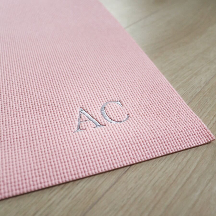 Personalised Embroidered Yoga Mat | Lisa Angel
