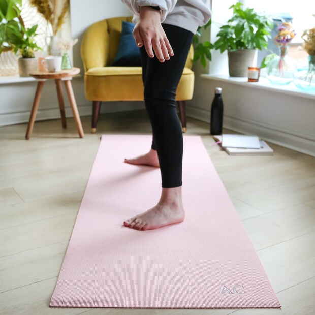 Personalised Embroidered Yoga Mat | Lisa Angel