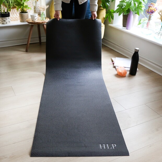 Personalised Embroidered Yoga Mat | Lisa Angel