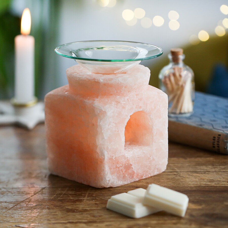 Cube Himalayan Rock Salt Wax Melt Burner | Lisa Angel