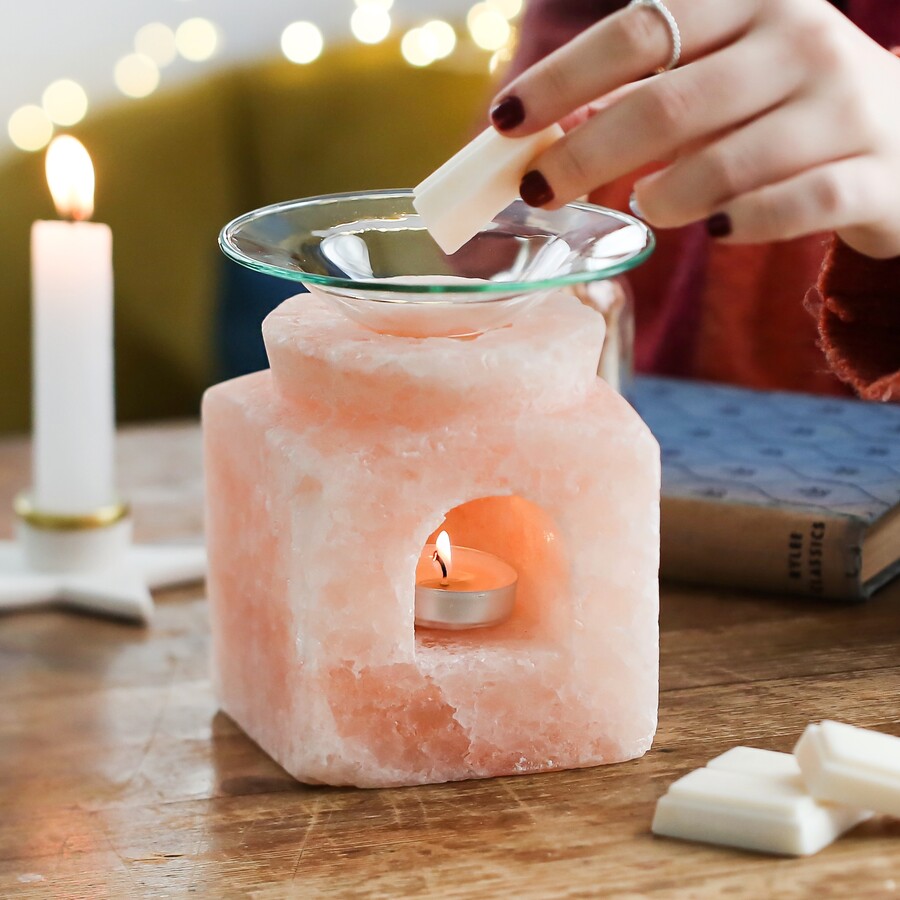 Cube Himalayan Rock Salt Wax Melt Burner | Lisa Angel