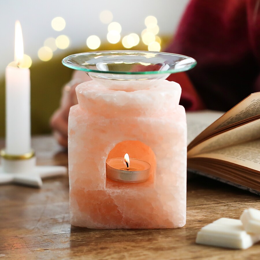 Cube Himalayan Rock Salt Wax Melt Burner | Lisa Angel