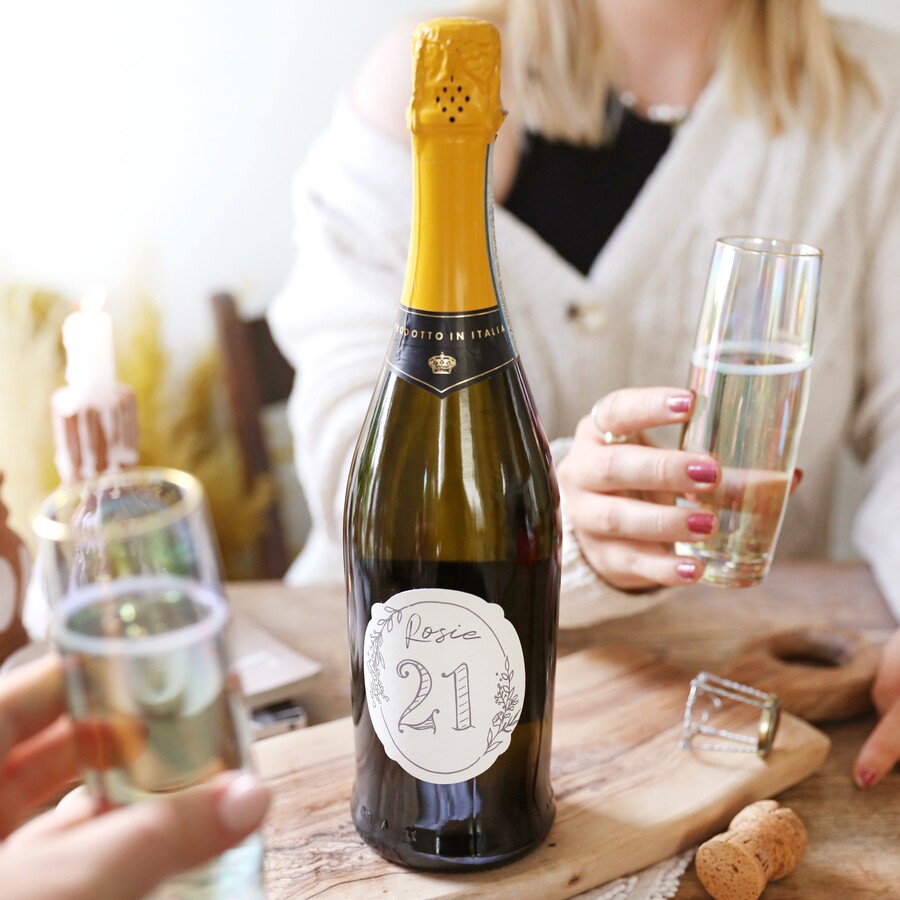 Personalised 21st Birthday Prosecco | Lisa Angel