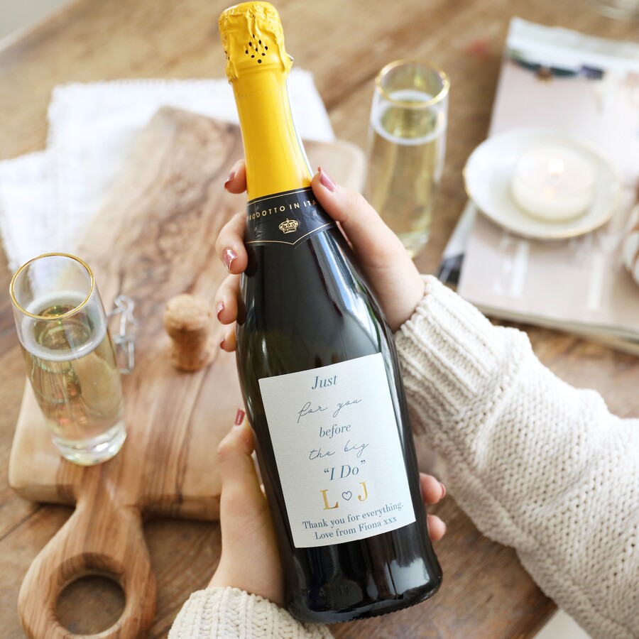 Personalised Before The Big I Do Wedding Prosecco | Lisa Angel