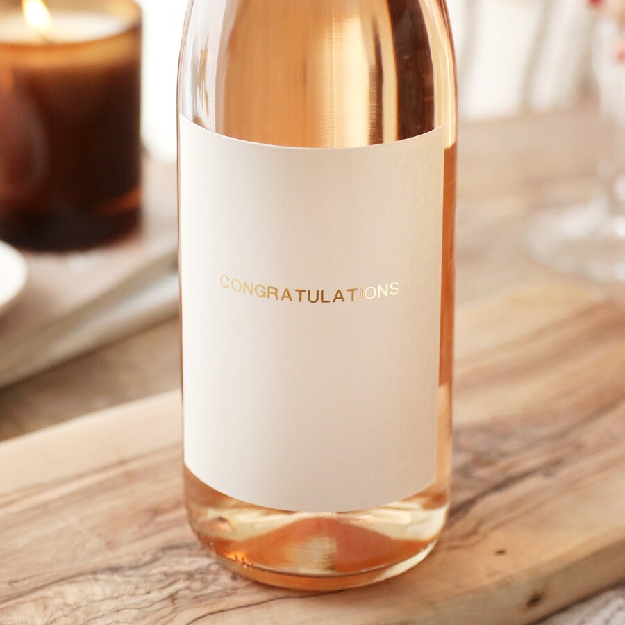 Personalised Gold Label Wine | Lisa Angel