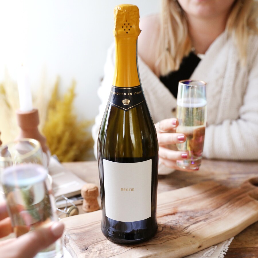 Personalised Gold Label Prosecco | Lisa Angel