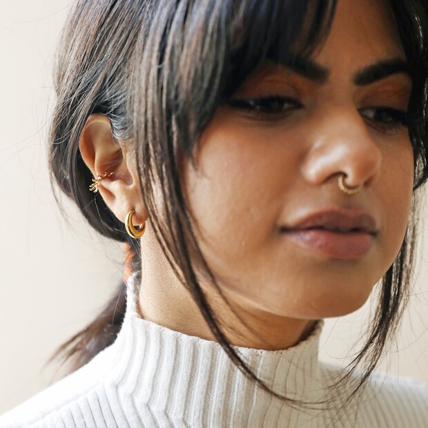 Sun Ear Cuff in Gold | Lisa Angel