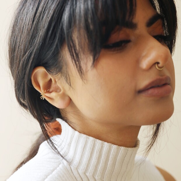 Sun Ear Cuff in Gold | Lisa Angel