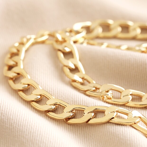 Chunky Chain Necklace in Gold | Lisa Angel