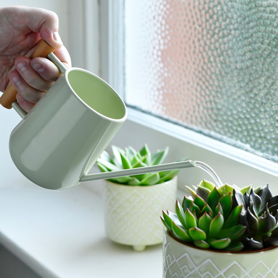 Pale Jade Indoor Watering Can | Burgon & Ball | Lisa Angel