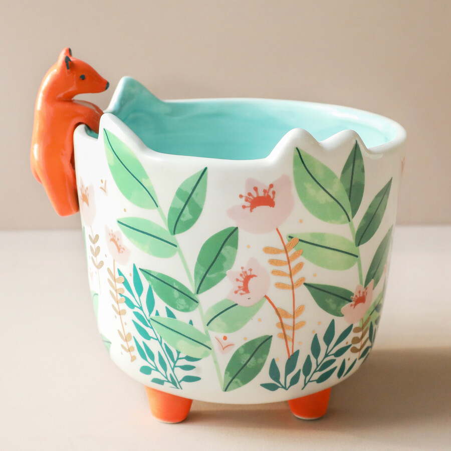 Secret Garden Fox Planter | House of Disaster | Lisa Angel