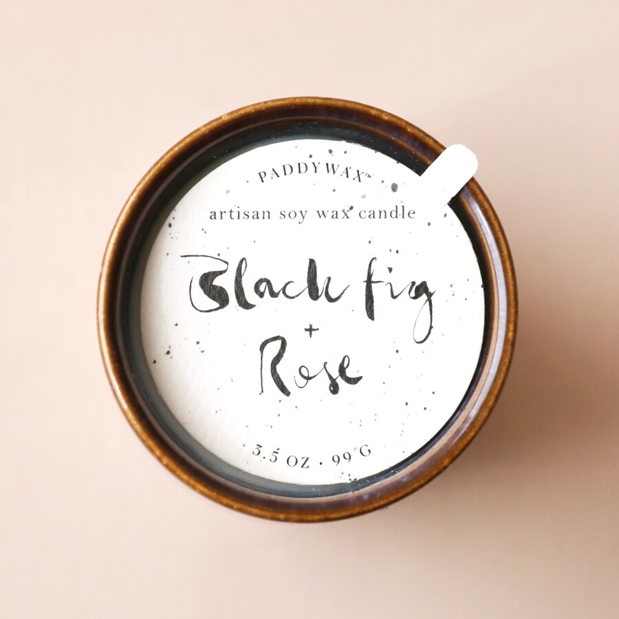 Mini Black Fig & Rose Candle | Paddywax | Lisa Angel