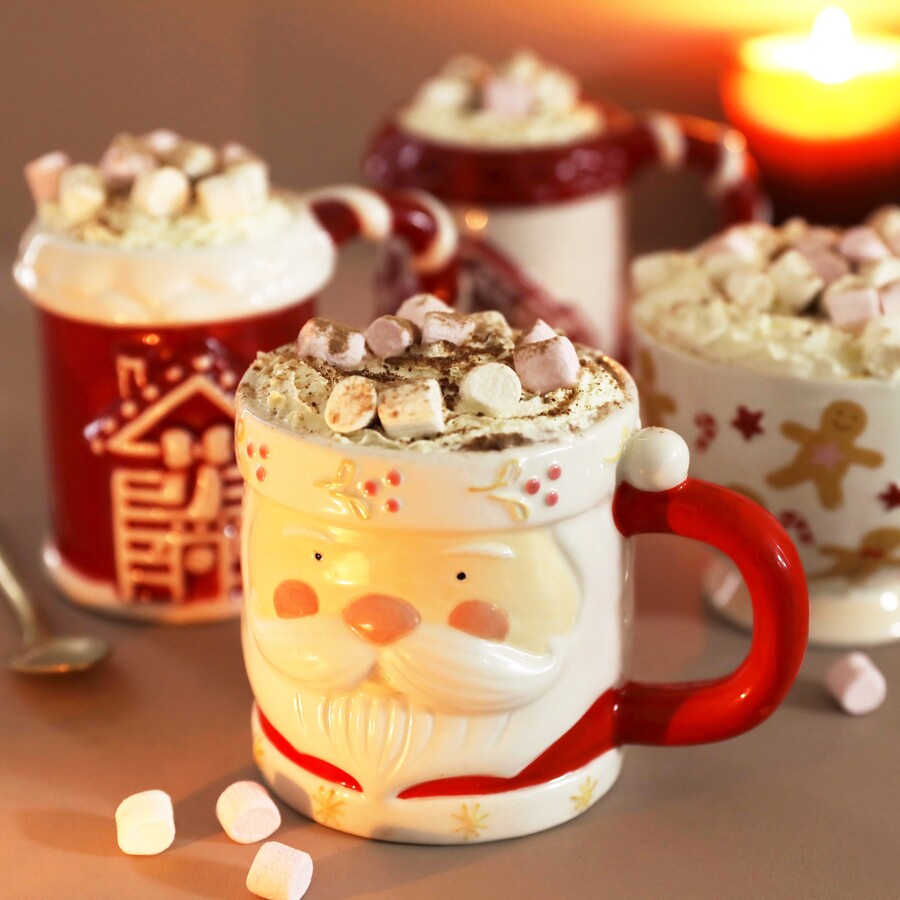 Ceramic Father Christmas Mug | Lisa Angel