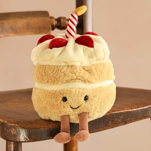 Amuseables Birthday Cake Soft Toy | Jellycat | Lisa Angel
