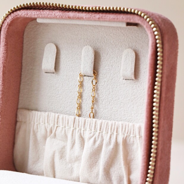 Personalised Birth Flower Velvet Square Case | Lisa Angel