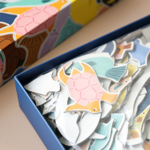 Fish and a Diver 300 Piece Jigsaw Puzzle | Lisa Angel