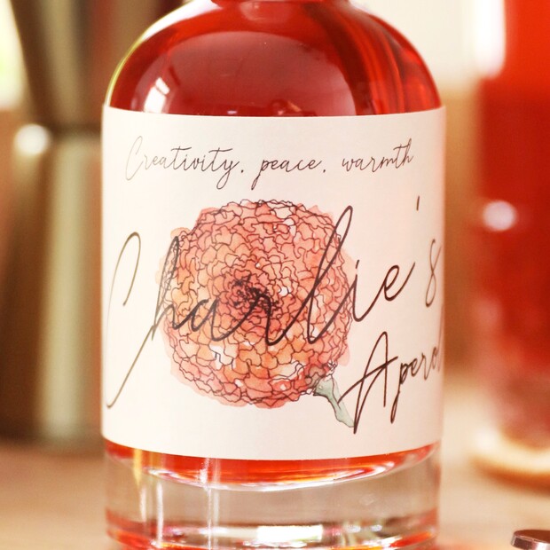 Personalised Birth Flower 100ml Aperol | Lisa Angel