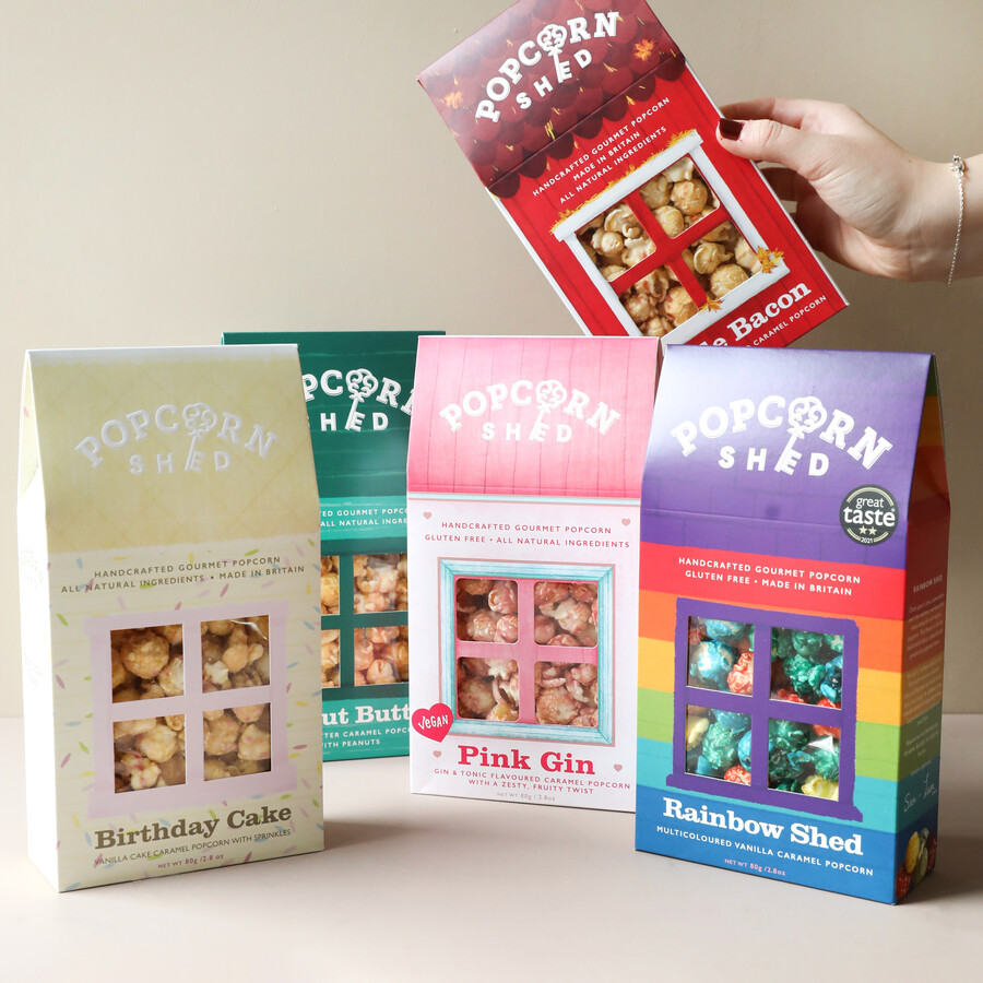 Pink Gin Gourmet Popcorn | Popcorn Shed | Lisa Angel