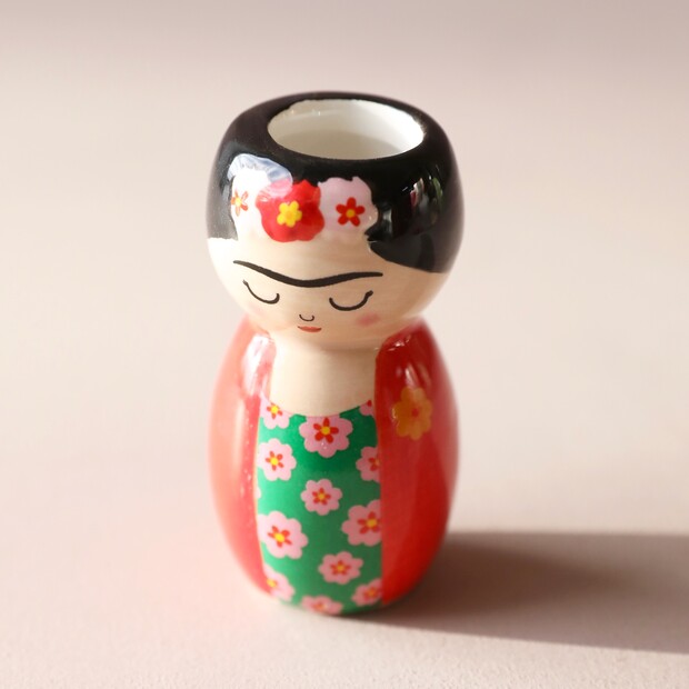 Mini Frida Kahlo Bud Vase | Sass & Belle | Lisa Angel