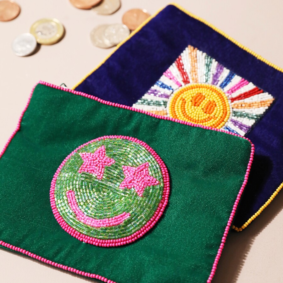 Rainbow Smiley Coin Purse | My Doris | Lisa Angel