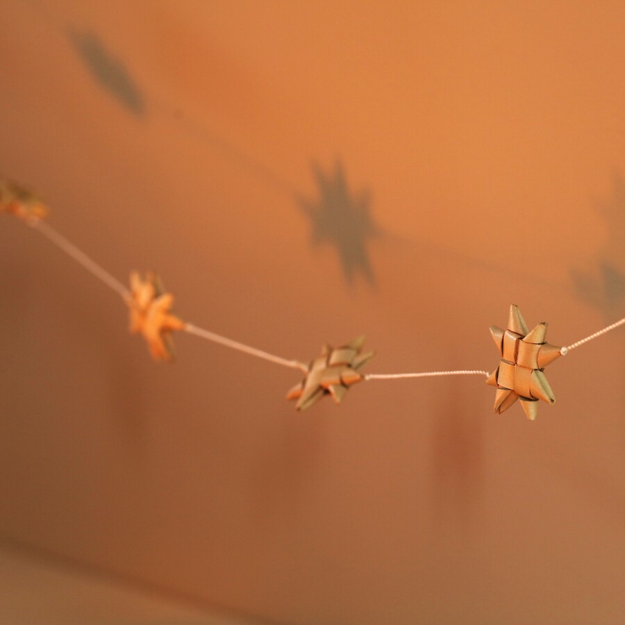 Natural Stars on a String Garland | Afroart | Lisa Angel