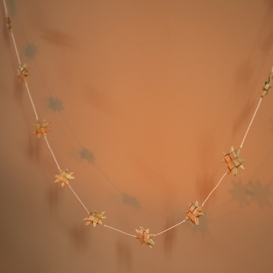 Natural Stars on a String Garland | Afroart | Lisa Angel