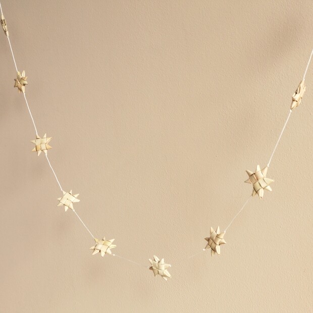 Natural Stars on a String Garland | Afroart | Lisa Angel