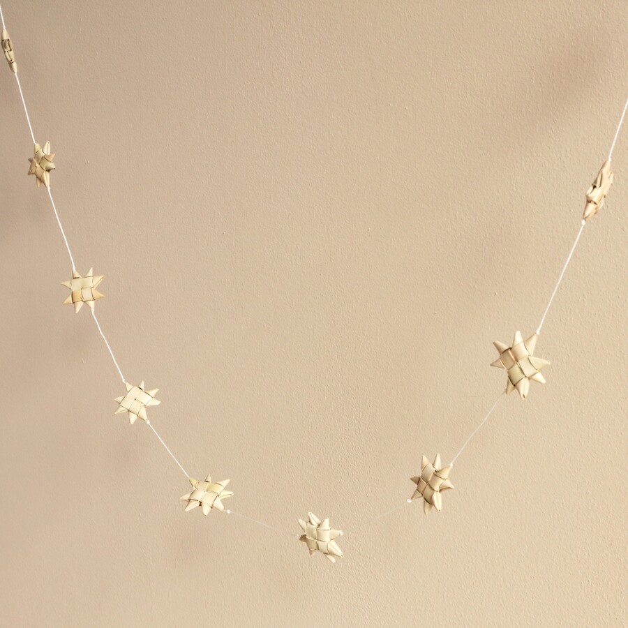 Natural Stars on a String Garland | Afroart | Lisa Angel