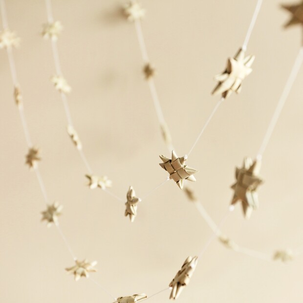 Natural Stars on a String Garland | Afroart | Lisa Angel