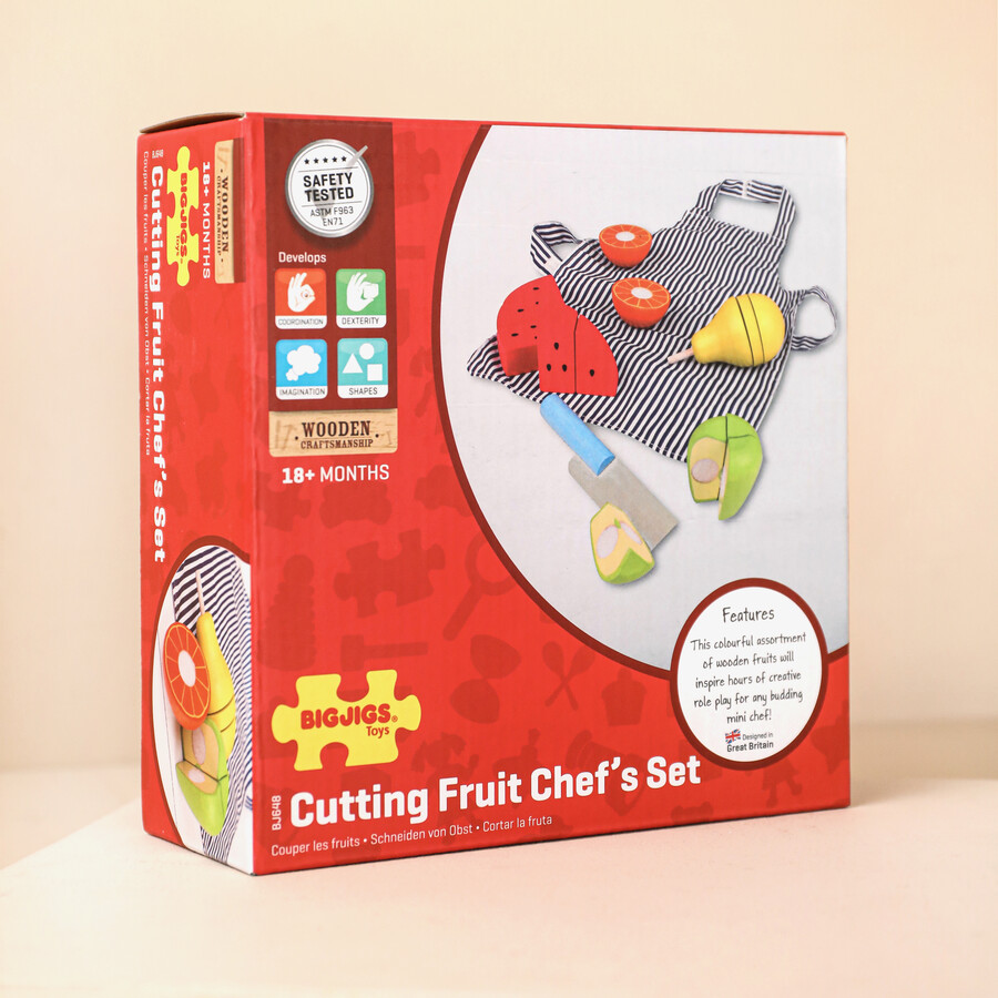 Personalised Cutting Fruit Chef Toy Set | Kids' Toys | Lisa Angel
