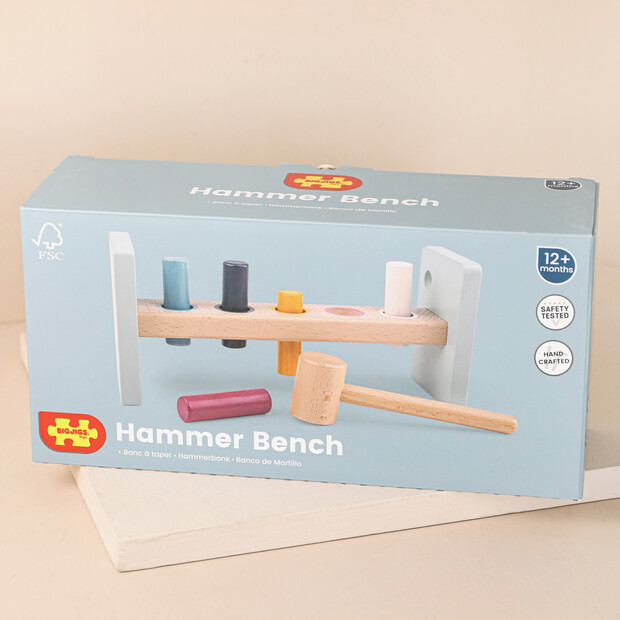 Personalised Hammer Bench Toy | Children's Toys | Lisa Angel